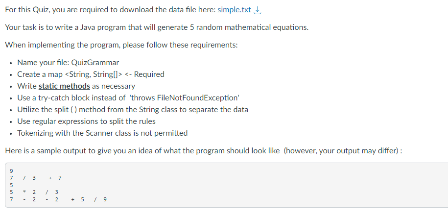 Solved For this Quiz, you are required to download the data | Chegg.com