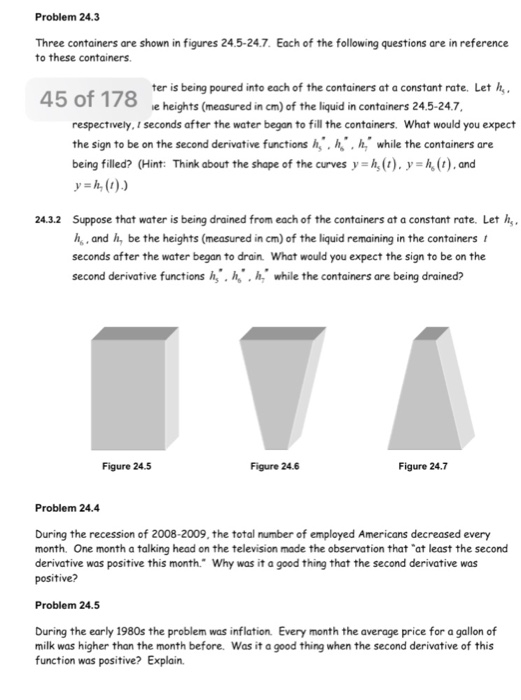 Solved Problem 24.3 Three containers are shown in figures | Chegg.com