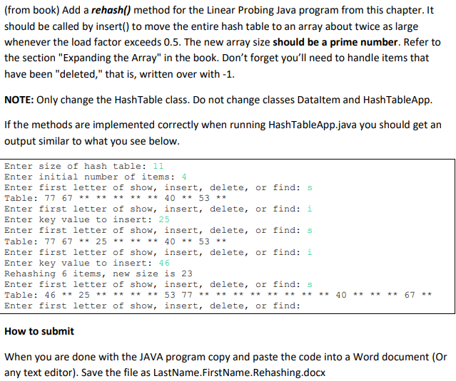class DataItem { // | Chegg.com