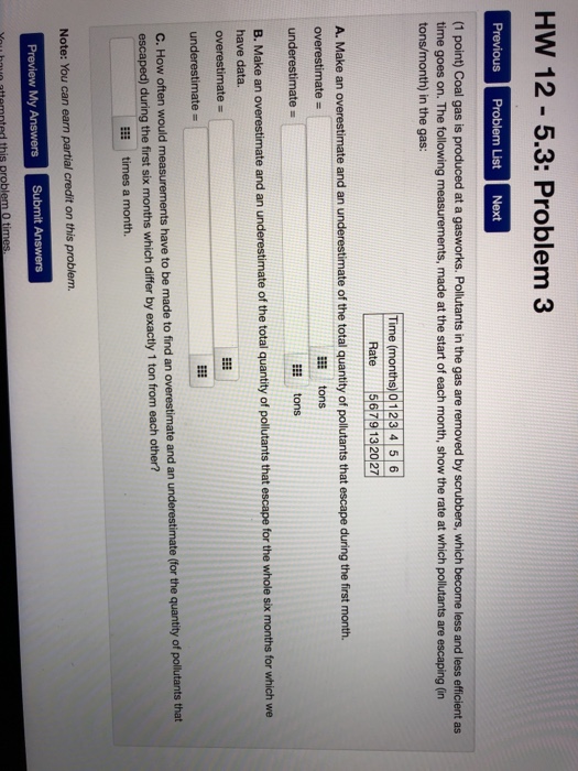 Solved HW 12- 5.3: Problem 3 Previous Problerm List Next (1 | Chegg.com