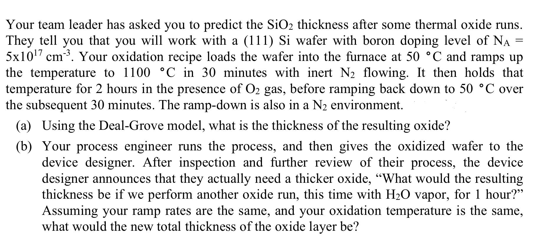 Solved Your team leader has asked you to predict the SiO2 | Chegg.com