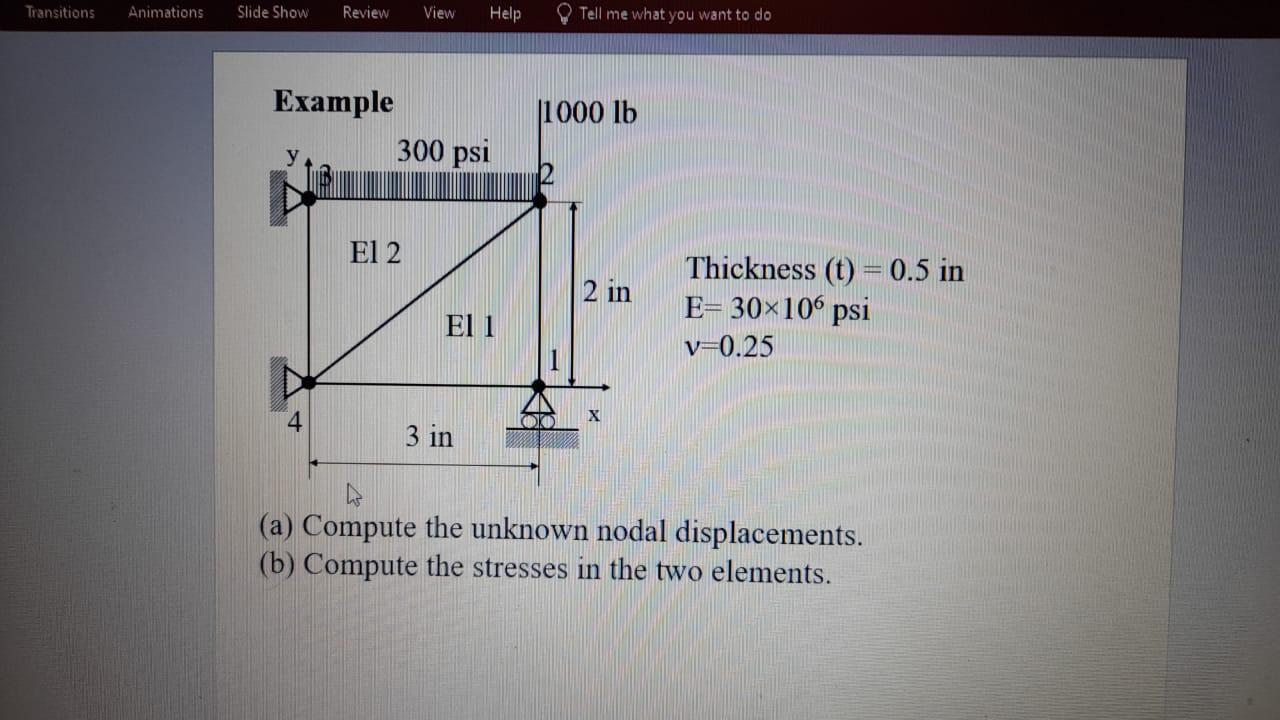 Solved Transitions Animations Slide Show Review View Help | Chegg.com