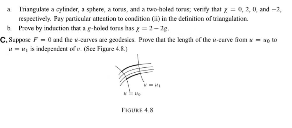 Solved a. Triangulate a cylinder, a sphere, a torus, and a | Chegg.com
