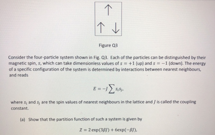 Solved 个↓ Figure Q3 Consider the four-particle system shown | Chegg.com