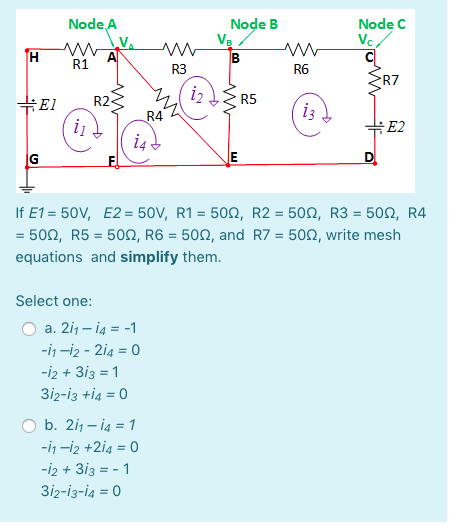 Solved Node A Node B Node C Vc TH R1 R3 R6 HEL R2} 2 izl{RS | Chegg.com