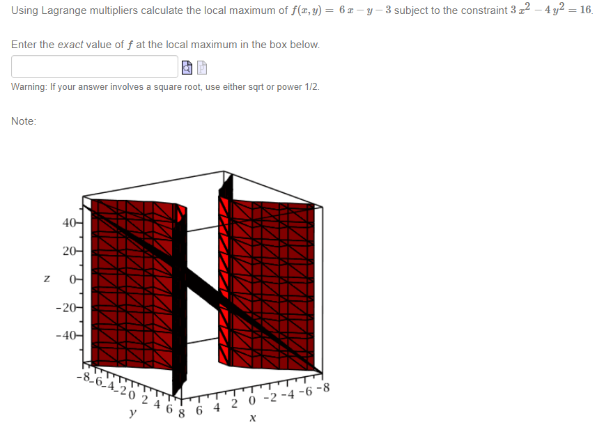 Solved Using Lagrange multipliers calculate the local | Chegg.com