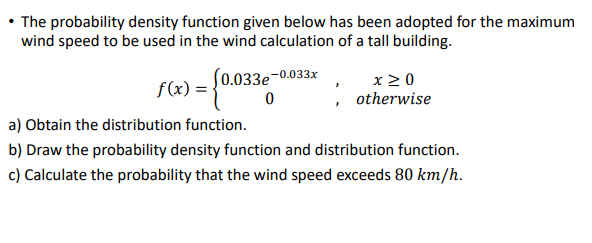 Solved The probability density function given below has been | Chegg.com