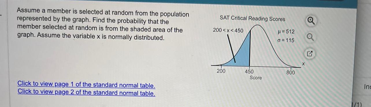 Solved Assume a member is selected at random from the | Chegg.com