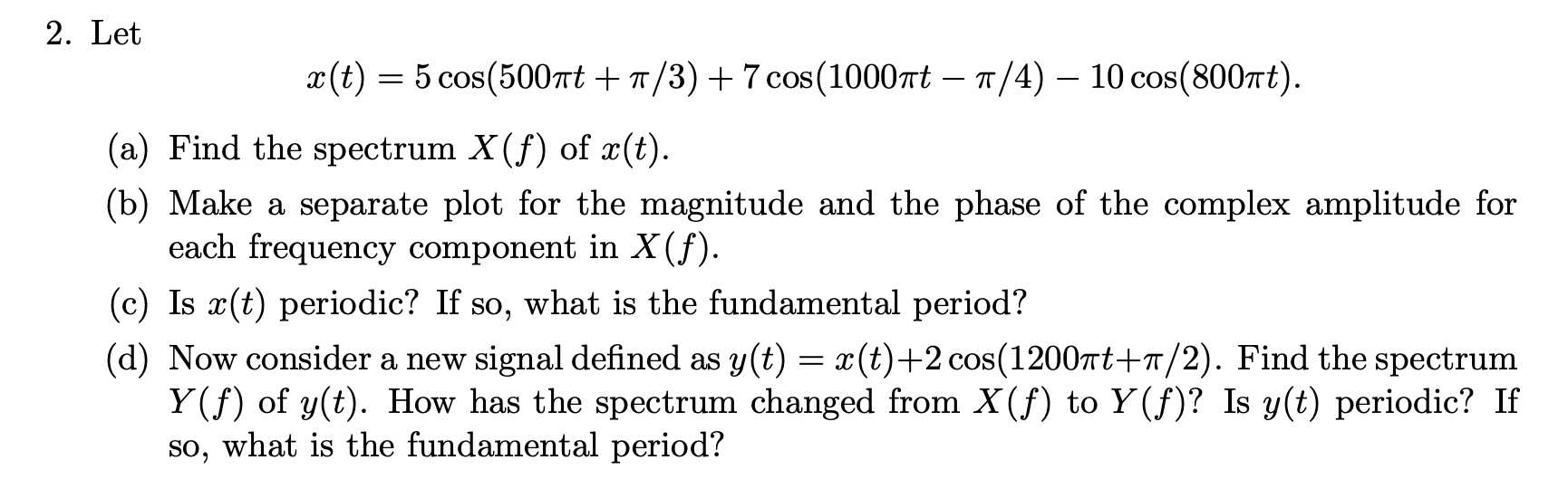 Solved 2. Let | Chegg.com