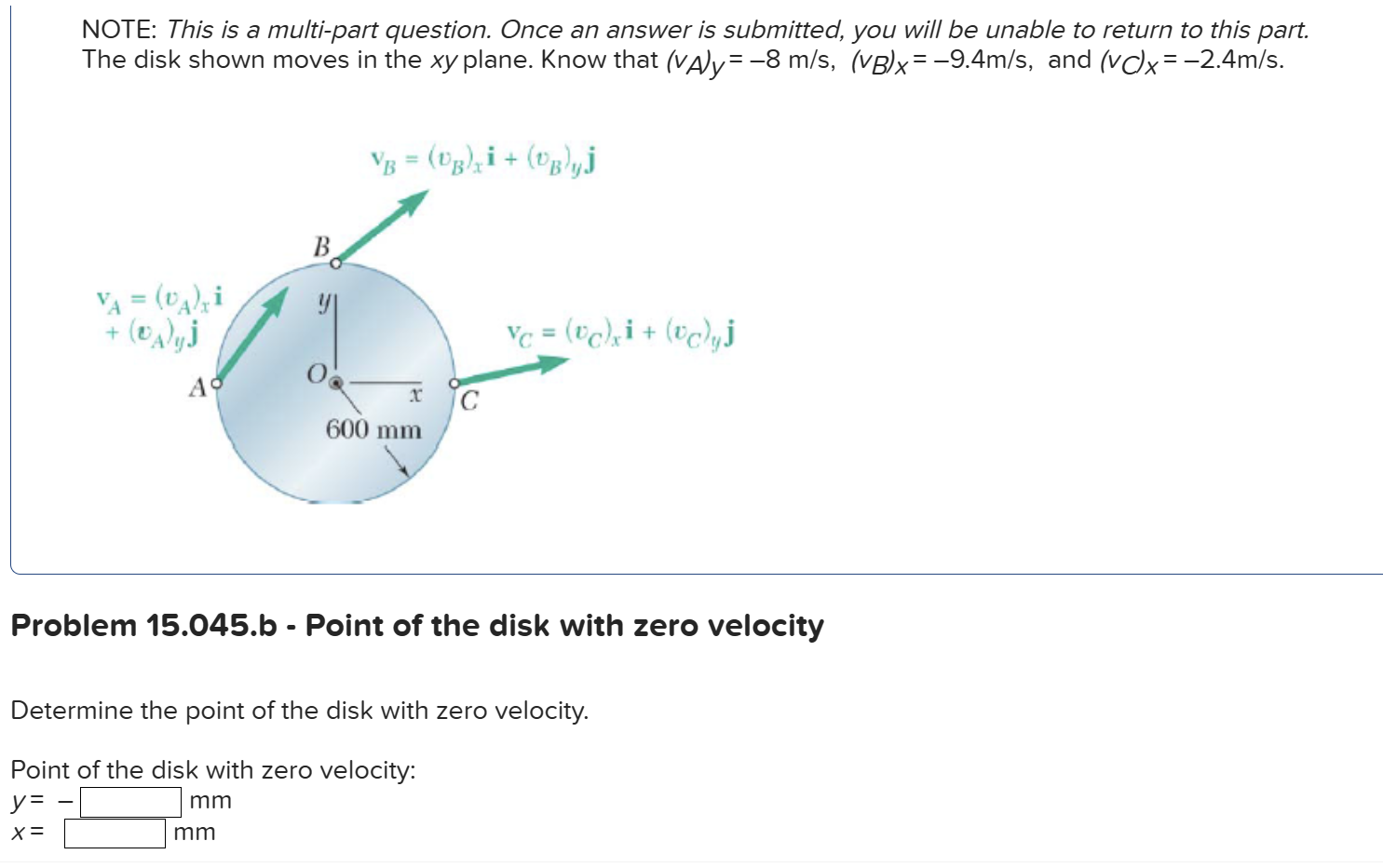 Solved NOTE: This is a multi-part question. Once an answer | Chegg.com