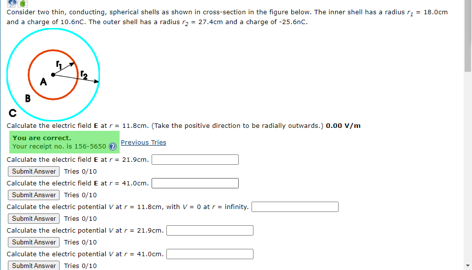 Solved Consider two thin, conducting, spherical shells as | Chegg.com