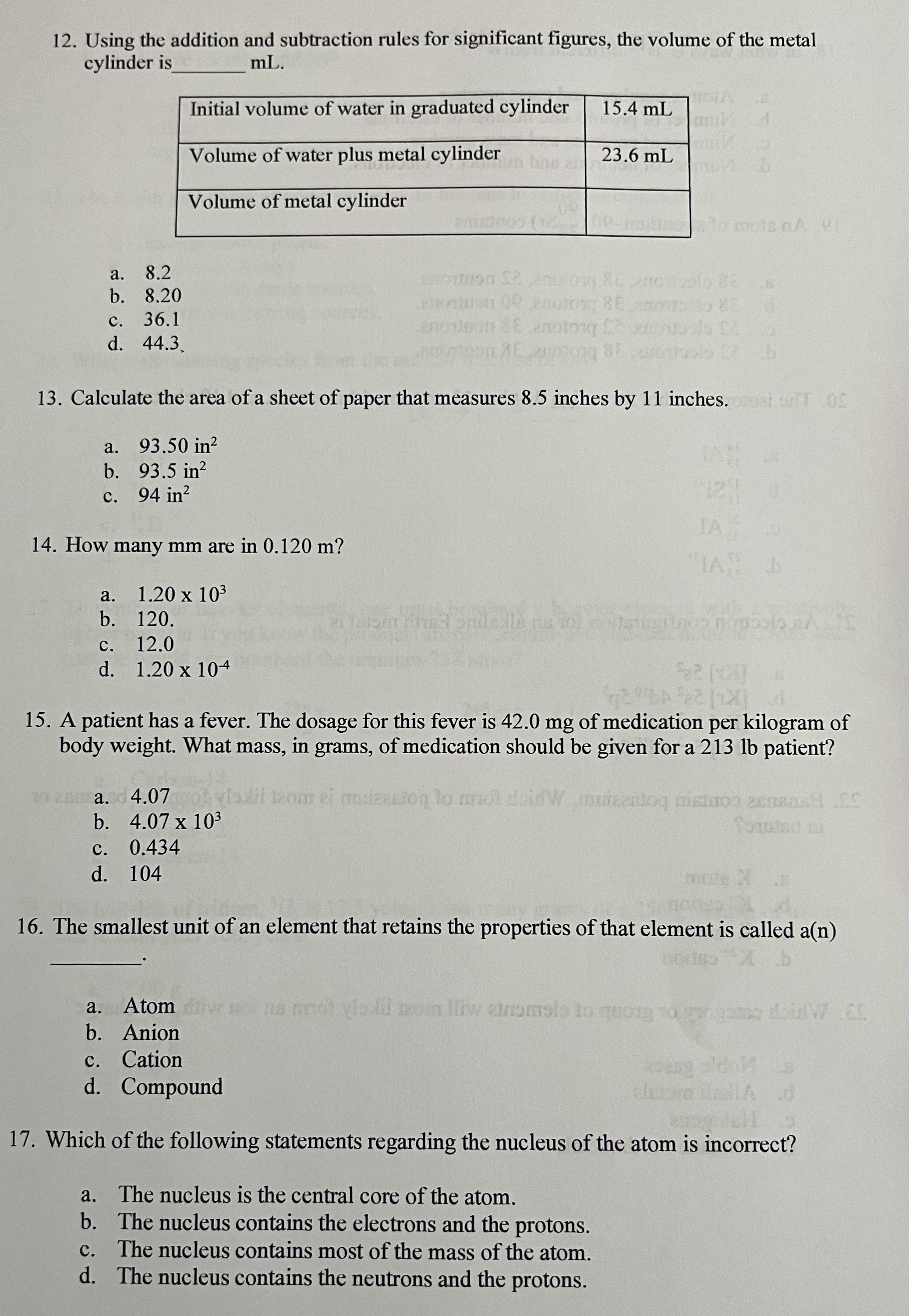Solved Part A: Multiple-choice section ( 56 pts total, 2 pts | Chegg.com