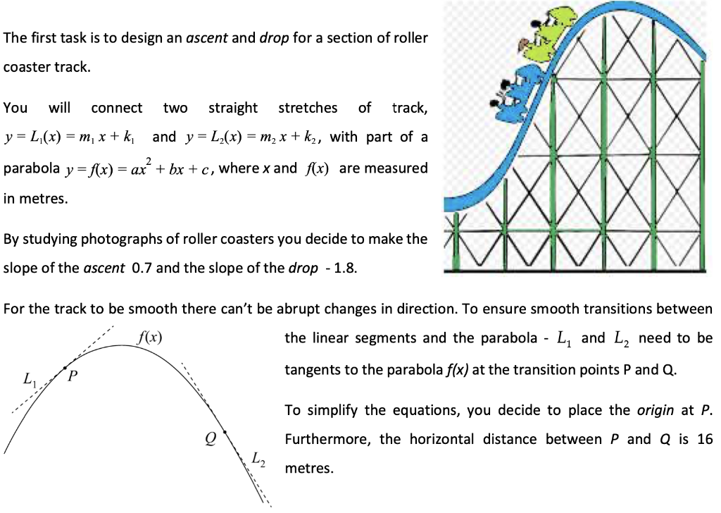 Parabolic Roller Coasters