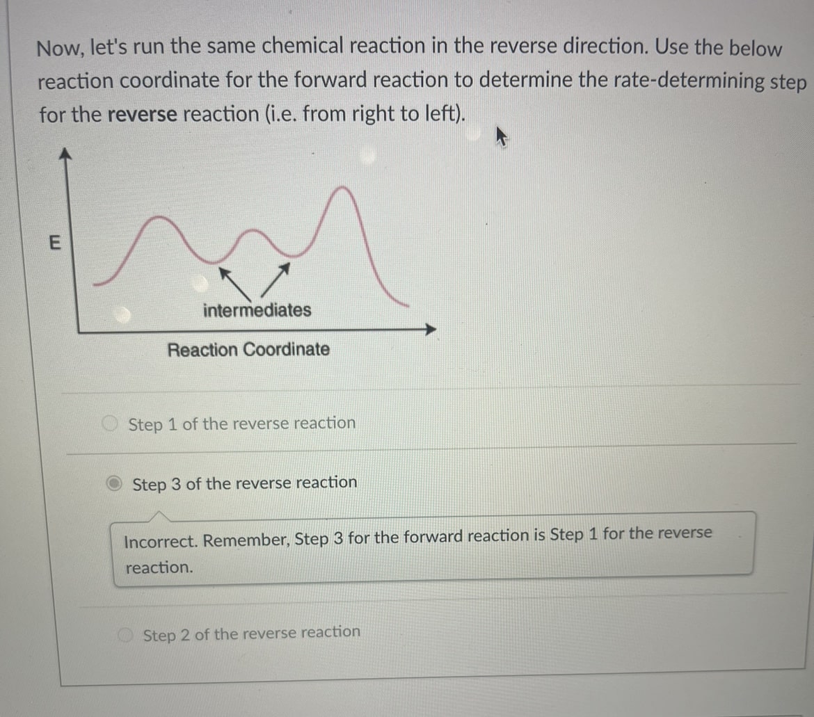 Solved Now, let's run the same chemical reaction in the | Chegg.com