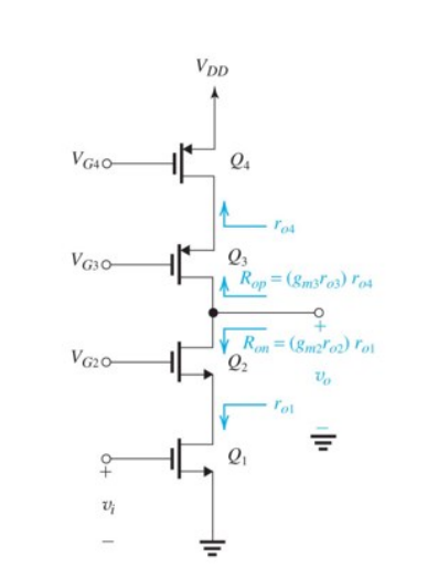 Solved (20 points) The cascode amplifier shown in Figure 2 | Chegg.com