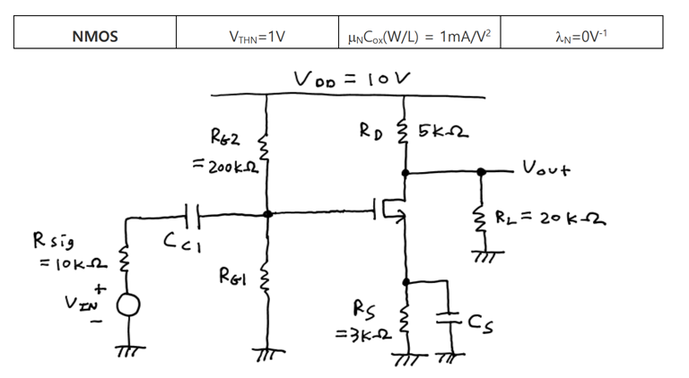 Solved In this circuit(ignore Body effect | Chegg.com