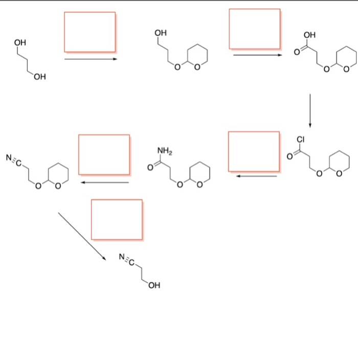 Solved Using the attached image, fill in all reactions in | Chegg.com