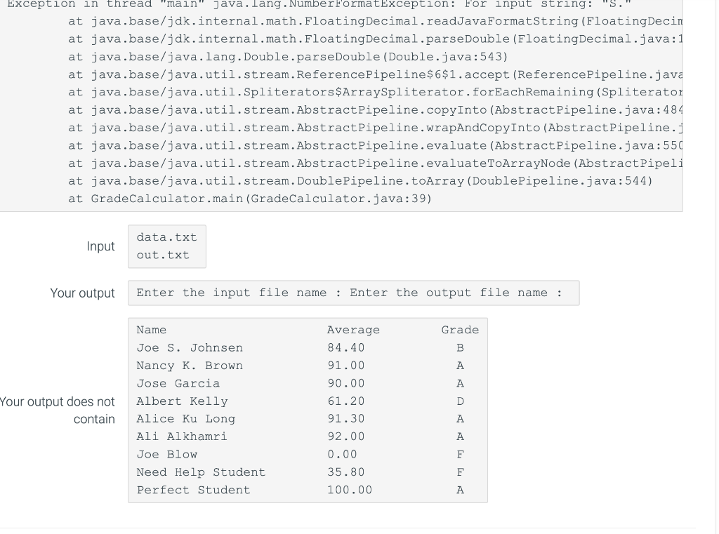 Solved import java.util.*; import java.io.*; class | Chegg.com
