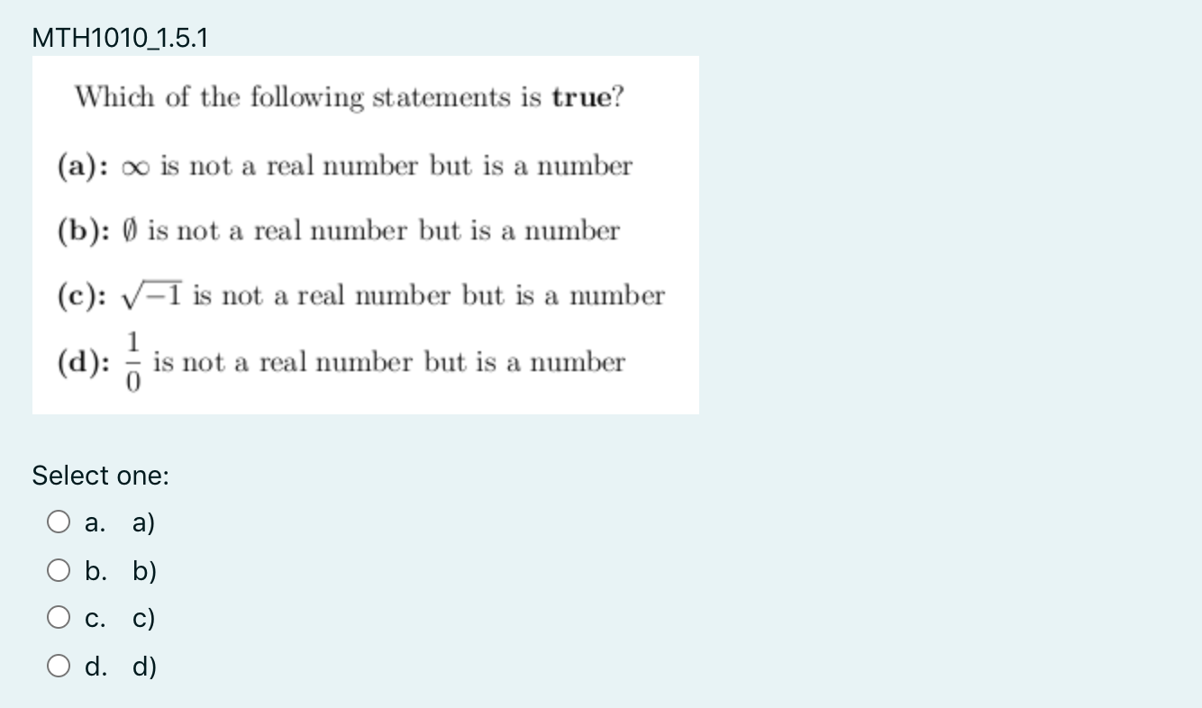 Solved MTH1010_1.3.2 Which of the following intervals | Chegg.com