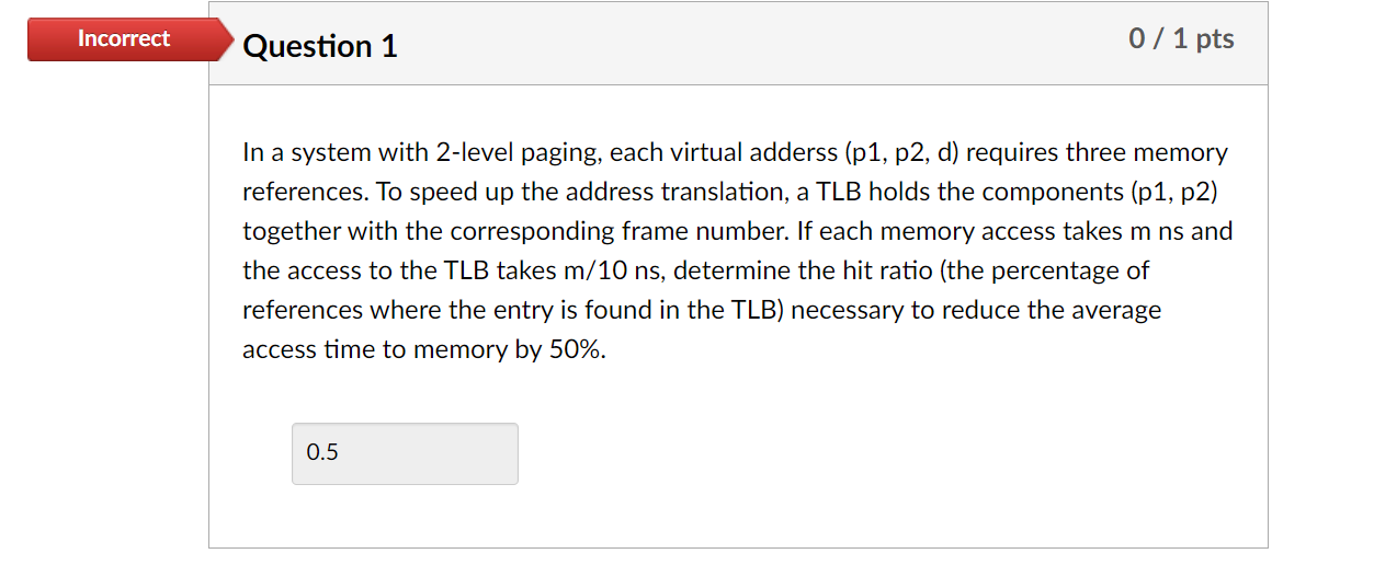 Solved In a system with 2-level paging, each virtual adderss | Chegg.com