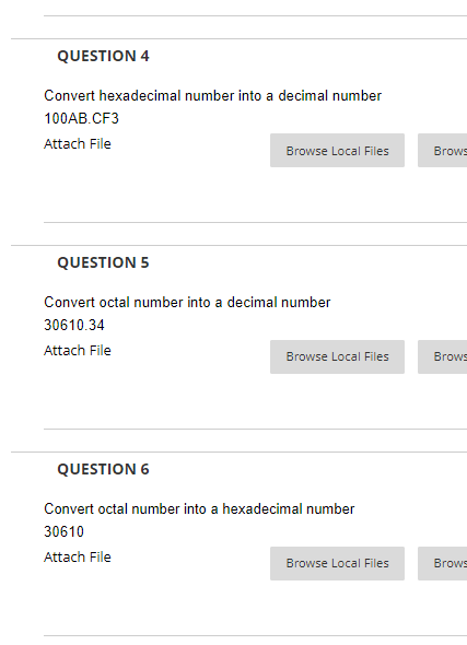 Solved Convert Hexadecimal Number Into A Decimal Number 