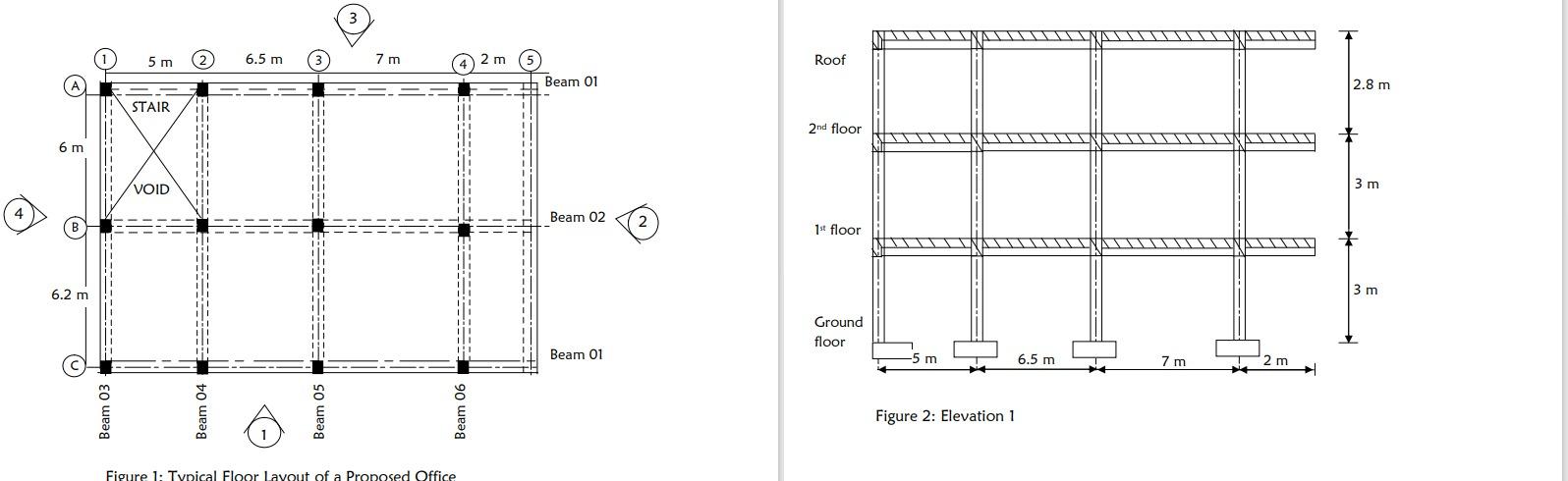 Figure 1 & 2 below shows a typical floor layout | Chegg.com