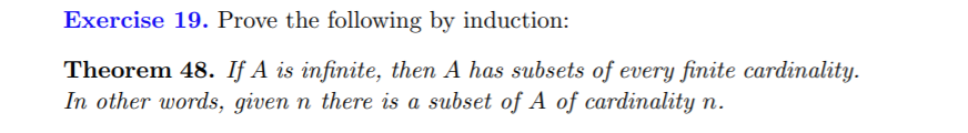 Solved Exercise 19. Prove the following by induction: | Chegg.com