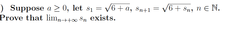 Solved Hint: Try to prove s_n is a Cauchy sequence. What is | Chegg.com
