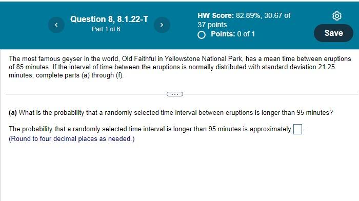 Solved The most famous geyser in the world, Old Faithful in | Chegg.com