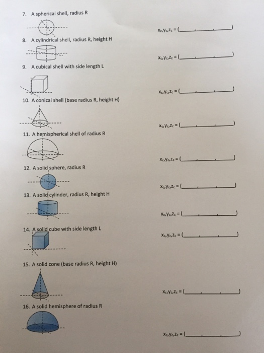 Solved Answer the Center of Mass of the following pic with | Chegg.com