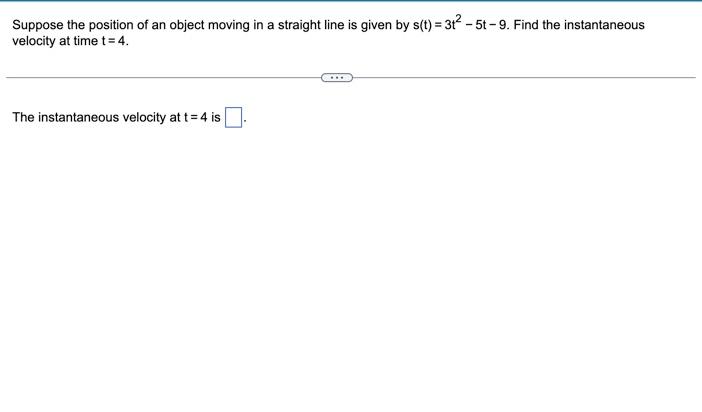 Solved Suppose the position of an object moving in a | Chegg.com
