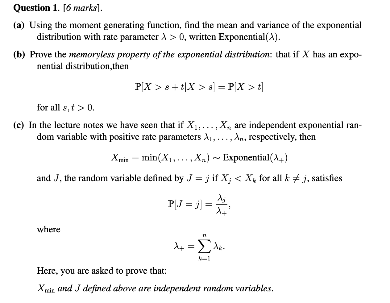 Solved Question 1 [6 Marks] A Using The Moment