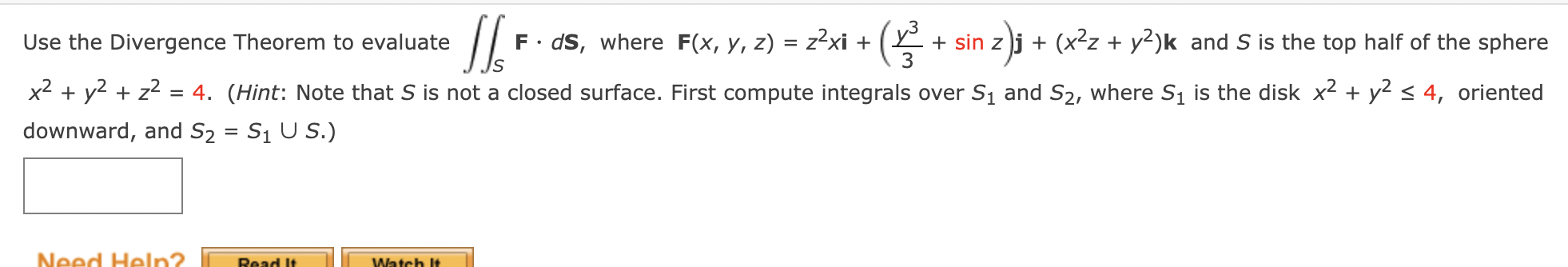 Solved = 3 Use the Divergence Theorem to evaluate Slet F.ds, | Chegg.com