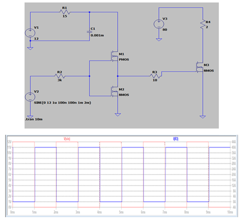 Solved This circuit is simulated in Ltspice. This represents | Chegg.com