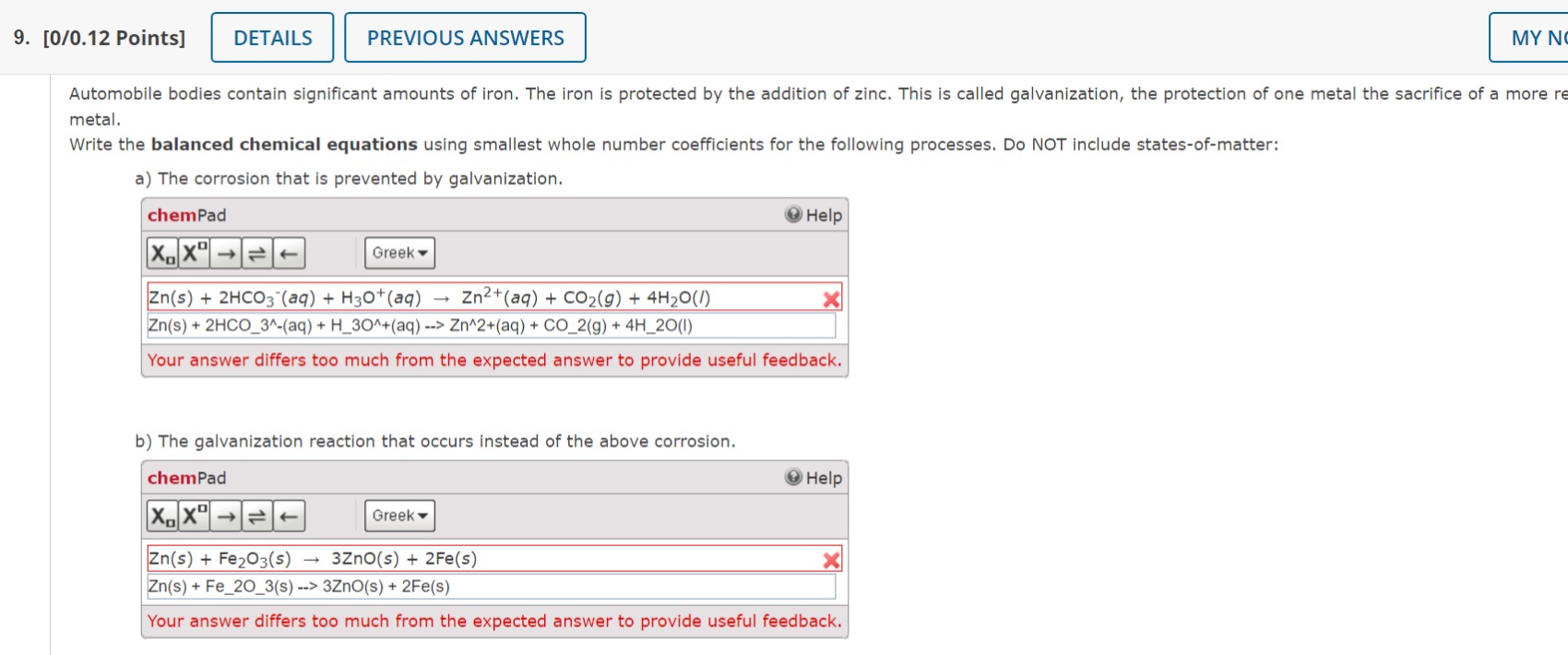 Solved Automobile bodies contain significant amounts of | Chegg.com
