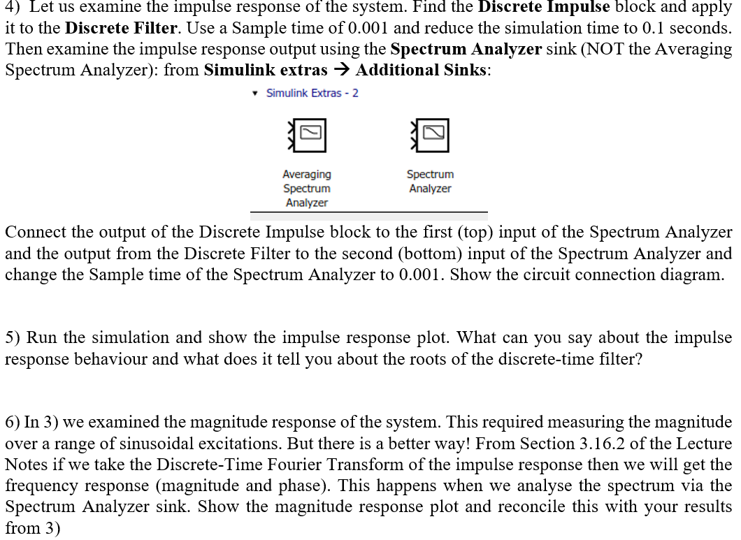 Solved Task 3 SIMULINK can also be used to realise | Chegg.com