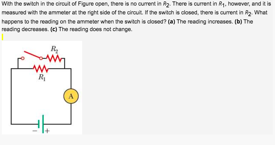 Solved With the switch in the circuit of Figure open, there | Chegg.com