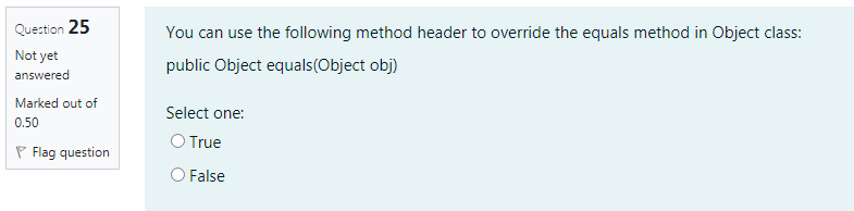 Solved Quection 25 You can use the following method header | Chegg.com