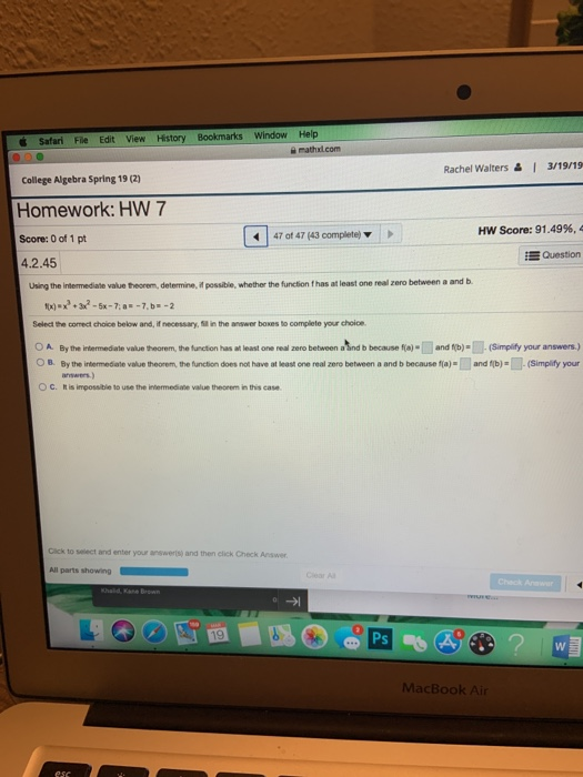 Solved Safari File Edit View History Bookmarks Window Help | Chegg.com