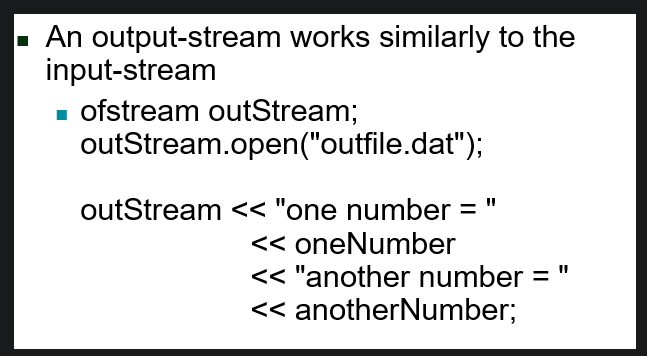 Solved in c++: Objective: Students will use files as an | Chegg.com