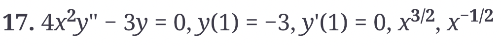 Solved GENERAL SOLUTION, INITIAL VALUE PROBLEMS (a) Verify | Chegg.com