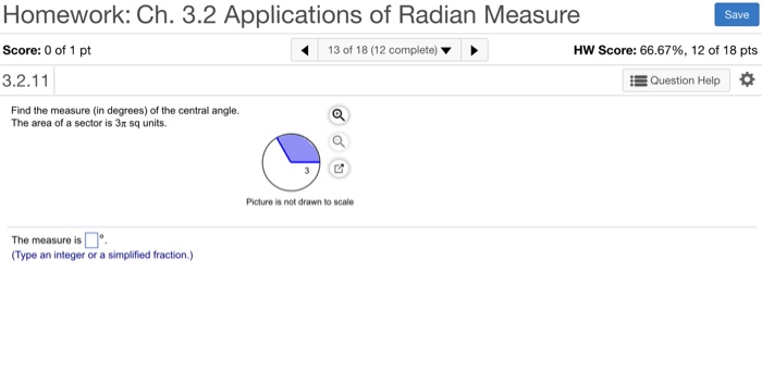 Solved Homework: Ch. 3.2 Applications of Radian Measure | Chegg.com