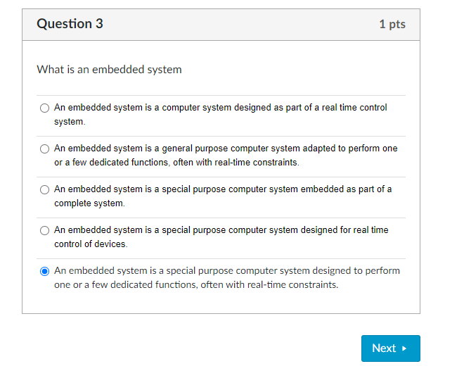 Solved Which of the following are or contain an embedded | Chegg.com