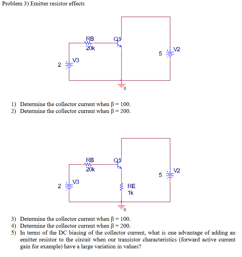 Solved All Problems Bjt Problems You May Assume That Vcesat