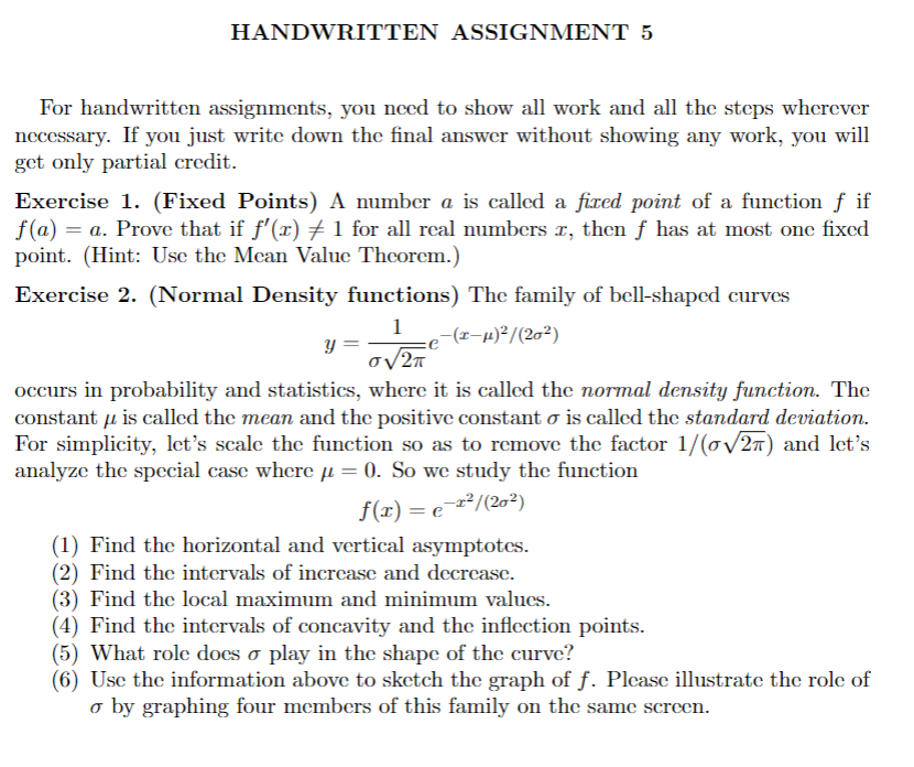 Solved For handwritten assignments, you need to show all | Chegg.com