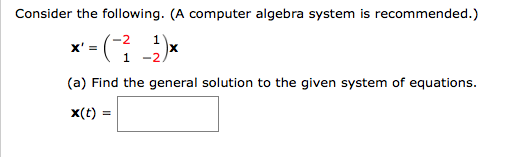 Solved Consider the following. (A computer algebra system is | Chegg.com