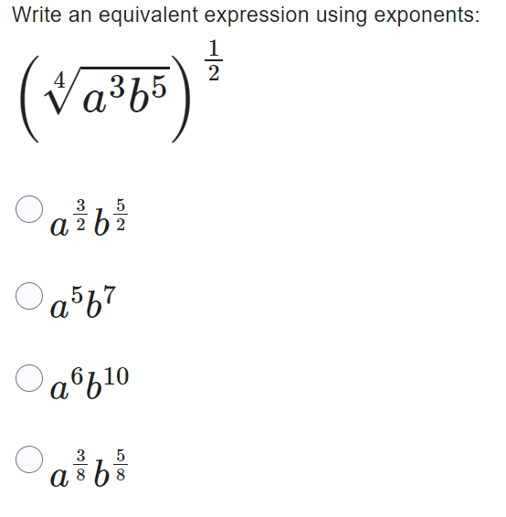 Solved Write an equivalent expression using | Chegg.com