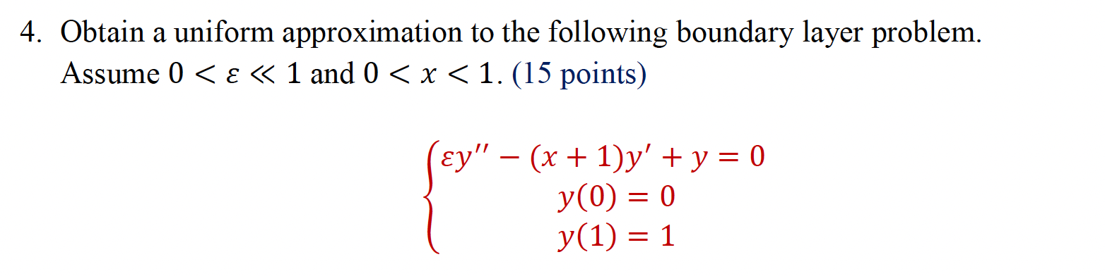 Solved 4 Obtain A Uniform Approximation To The Following