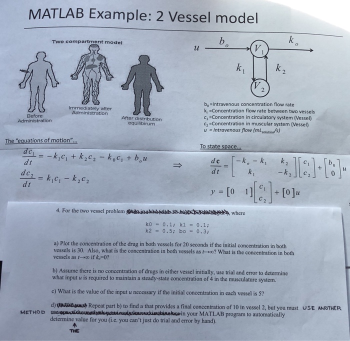 Solve using MATLAB. Answer a) and b) or c) | Chegg.com