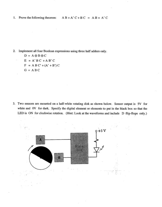 Solved 1 Prove The Following Theorem Abacbc Aba C 